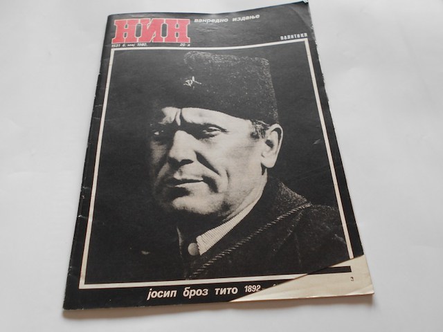 Josip Broz Tito - specijal - smrt -NIN br.1531, 6.5.80.