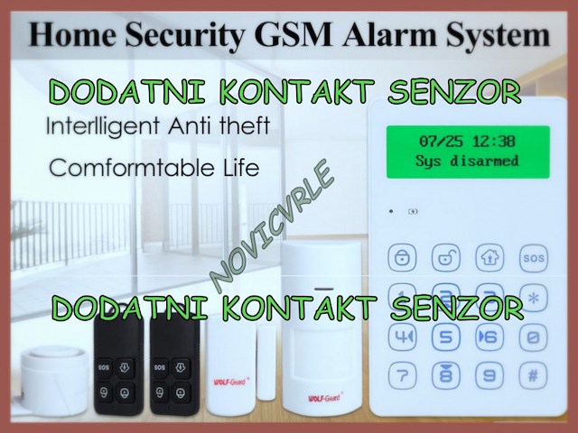 Dodatni kontaktni senzor za alarmni sistem