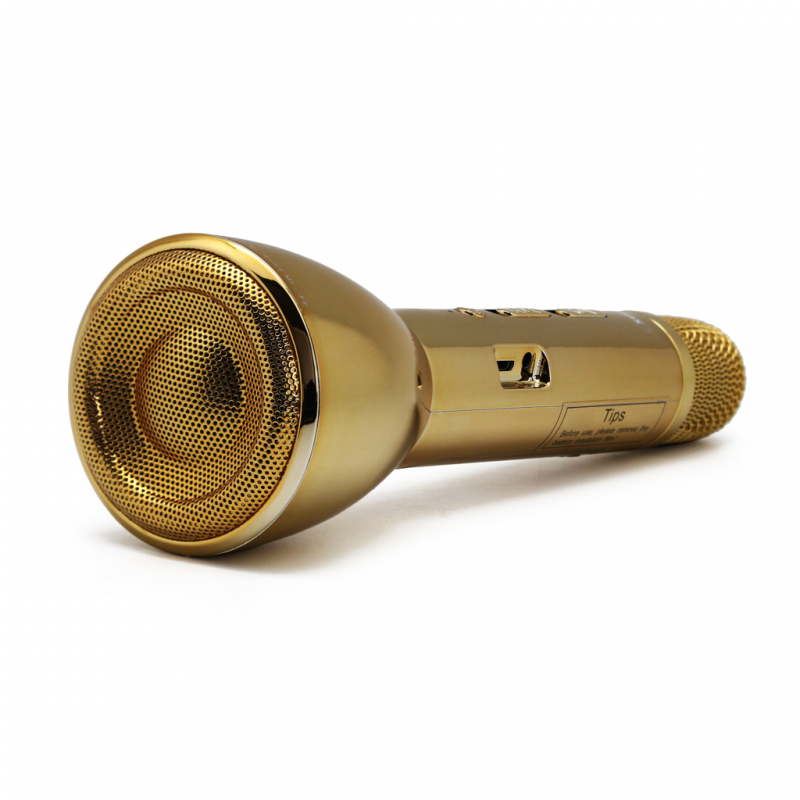 Bluetooth zvucnik Remax K03 Microphone zlatni