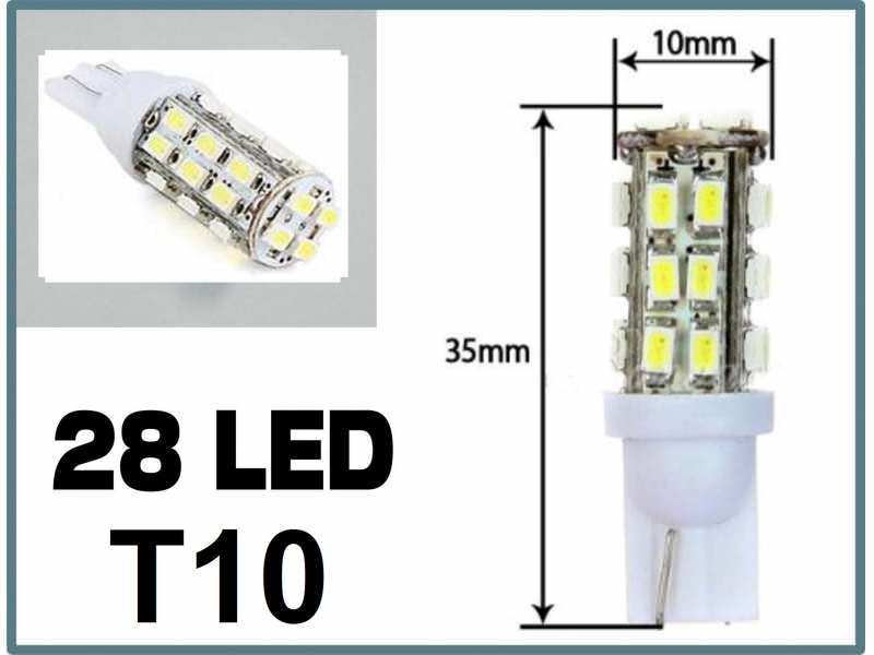 LED Sijalica - T10 pozicija - 28 dioda - 1 komad