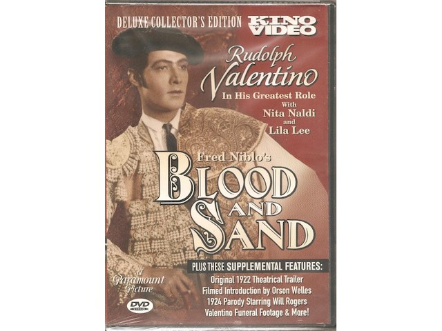 Blood and Sand .  Rudolph Valentino