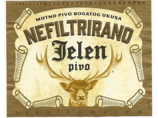 JELEN NEFILTRIRANO 0.50 etiketa