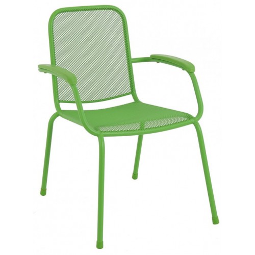Baštenska metalna stolica Lopo zelena