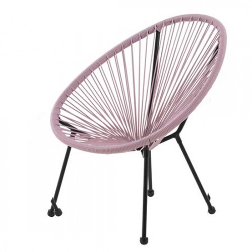 Baštenska stolica Lounge ružičasta