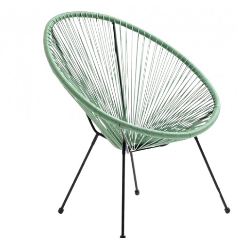 Baštenska stolica Lounge zelena