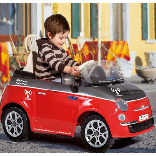 Auto na akumulator Fiat 500 6v Grigio sa daljinskim upravljačem