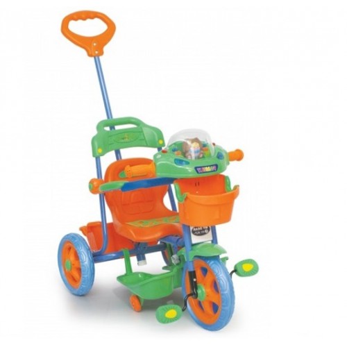 Dečiji tricikl zeleno narandžasti