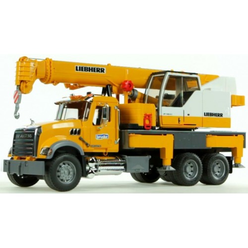 Bruder kamion Mack Liebherr sa kranom