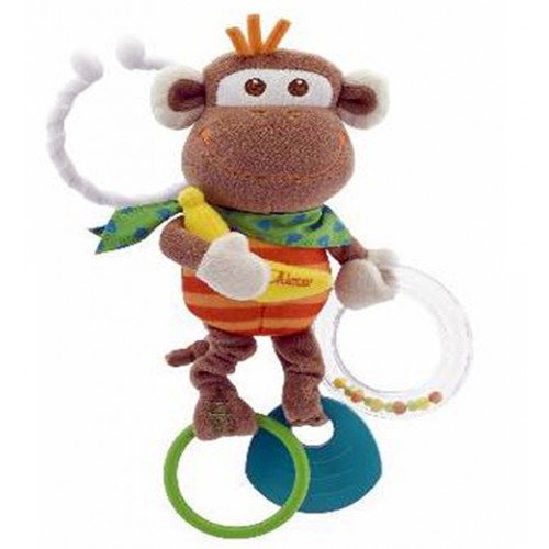Igračka zvečka plišano Majmunče Chicco