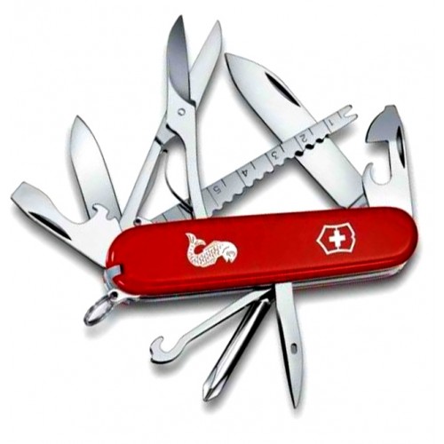 Victorinox nož Fisherman 91mm RED