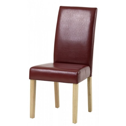 Trpezarijska stolica BY crvena