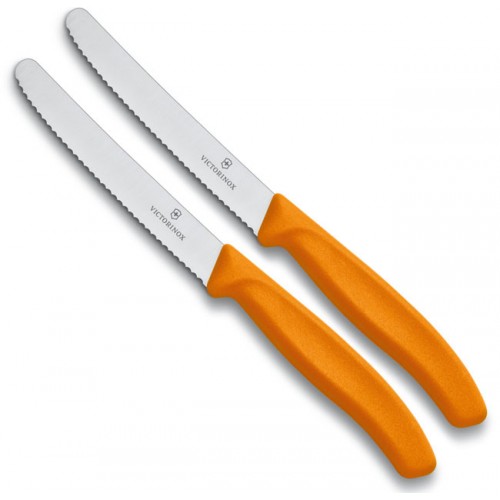 Victorinox kuhinjski nož 11 cm 2 kom Orange