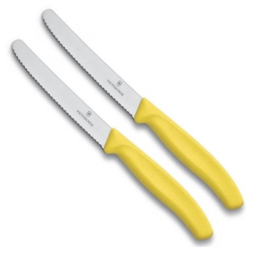 Victorinox kuhinjski nož 11 cm 2 kom Yellow