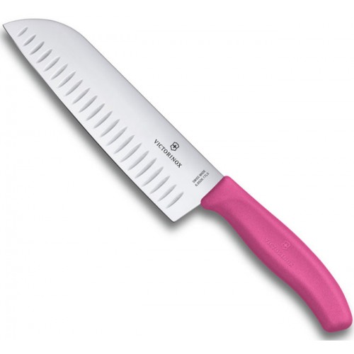 Victorinox Santoku kuhinjski nož 17 cm roze