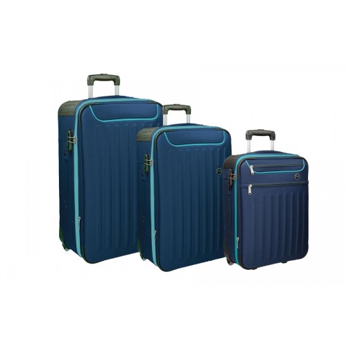 Set od tri kofera Brooklyn navy blue