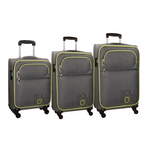 Set kofera Rool Road 55/68/79 cm Chelsea gray-green