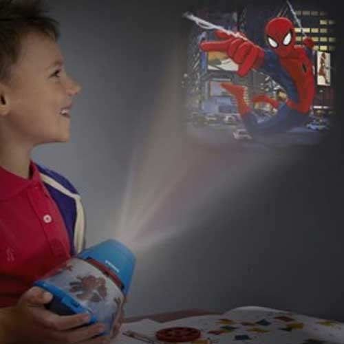 Philips Stona LED lampa - projektor Spider Man 71769/40/16