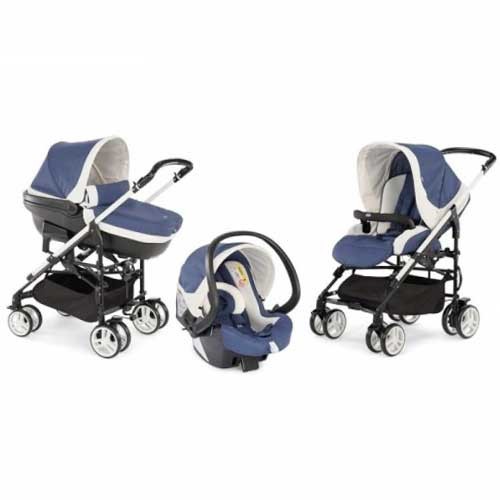 Kolica trio sistem (auto sedište+nosiljka+kolica) Chicco MyCity blue