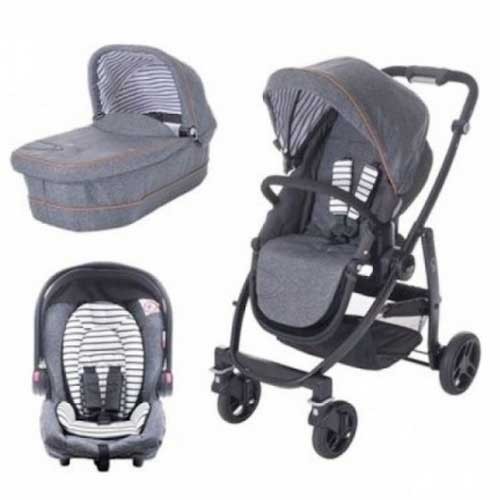 Dečija kolica trio sistem Graco Evo bretton stripe