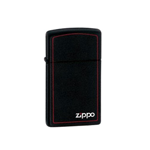 Zippo upaljač Black Slim Bor