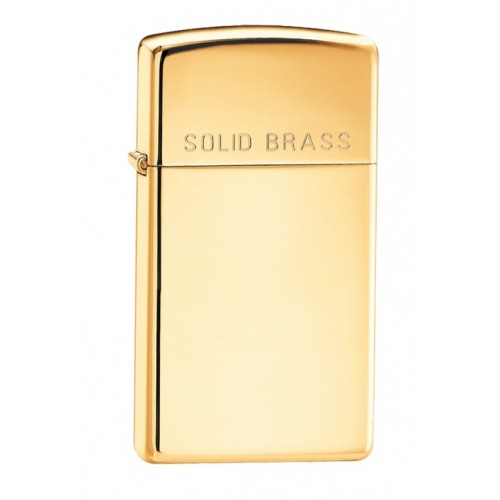 Zippo upaljač Slim Solid brass