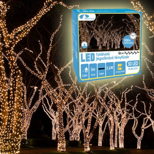 Novogodišnje lampice LED toplo bele za spoljnu i unutrašnju upotrebu 100 sijalica