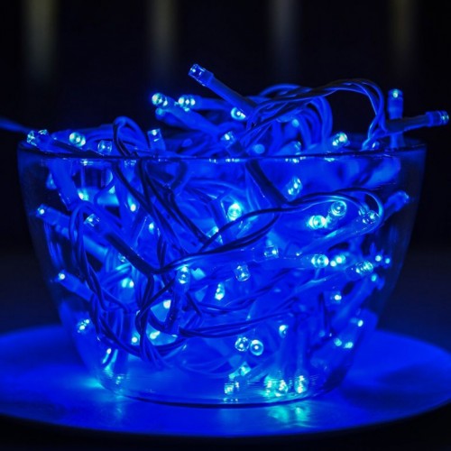 Novogodišnje LED lampice plave 12m za spoljašnju i unutrašnju upotrebu