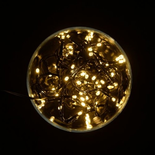 Novogodišnje LED lampice 12m toplo bele 240 sijalica za spoljnu i unutrašnju upotrebu