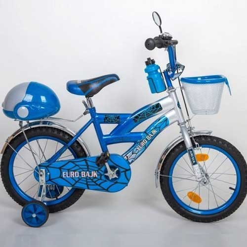 Dečiji bicikl sa pomoćnim točkićima BMX 12-plavi