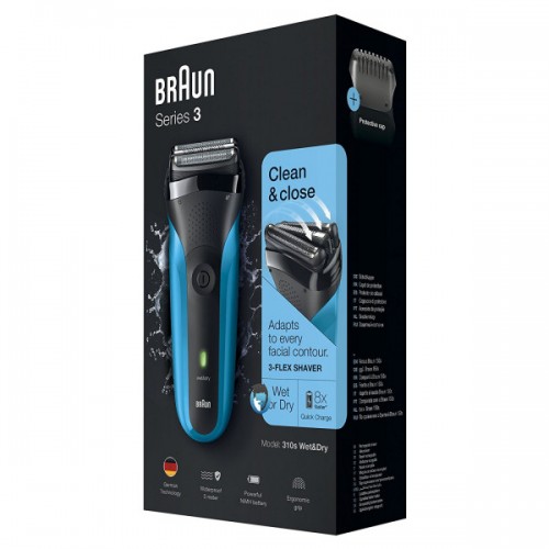 Braun aparat za brijanje Shaver 310 blk/blu box euro