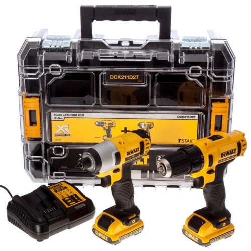 Akumulatorska bušilica set DeWalt DCK211D2T