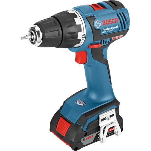 Akumulatorska bušilica - odvrtač Bosch GSR 18 V-EC Professional 18 V / 4,0 Ah