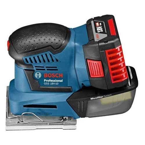 Aku vibraciona brusilica Bosch GSS 18V-10 Professional 2 x 5,0 Ah