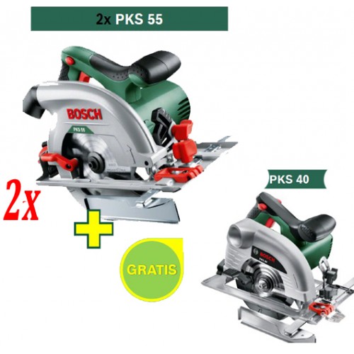 Kružna testera Bosch PKS 55 + Kružna testera Bosch PKS 40