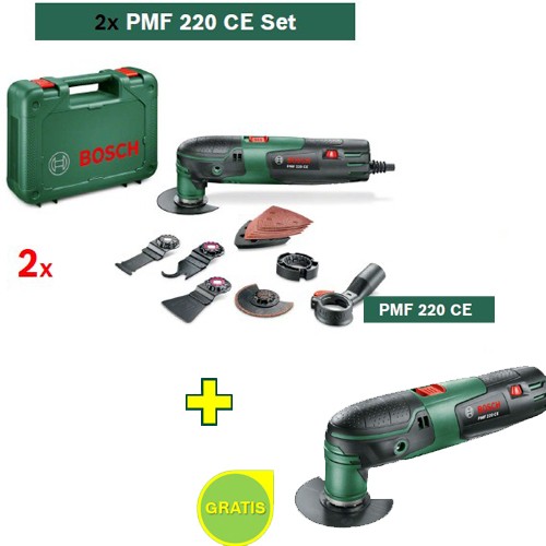 Multifunkcionalni alat Bosch PMF 220 CE set 2 kom + Bosch PMF 220 CE