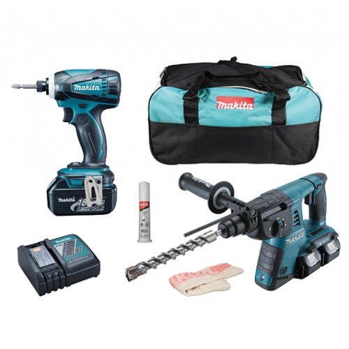 Akumulatorski set Makita DLX2071M