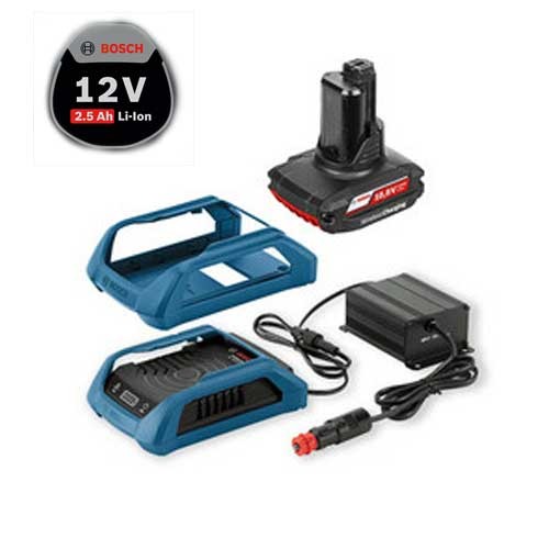 Bosch Starter set Car GAL 1830 W-DC + GBA 12V 2.5 Ah W Wireless charging Professional