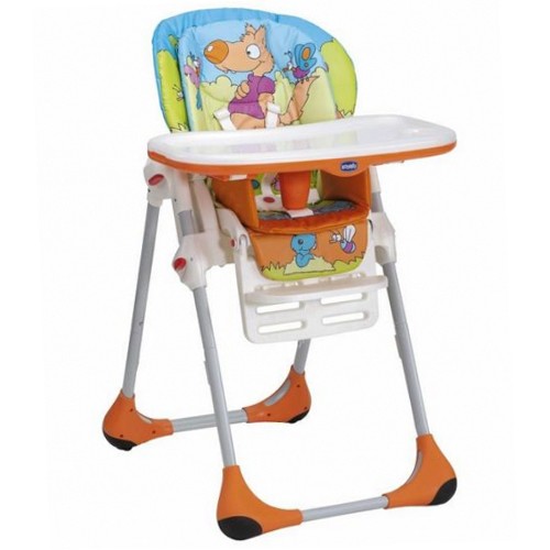 Stolica za hranjenje Chicco Polly 2u1 Wood Friends