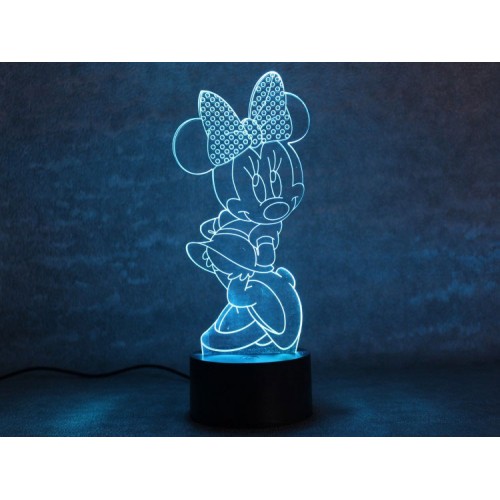 3D LED Lampa koja menja boju Mini Maus