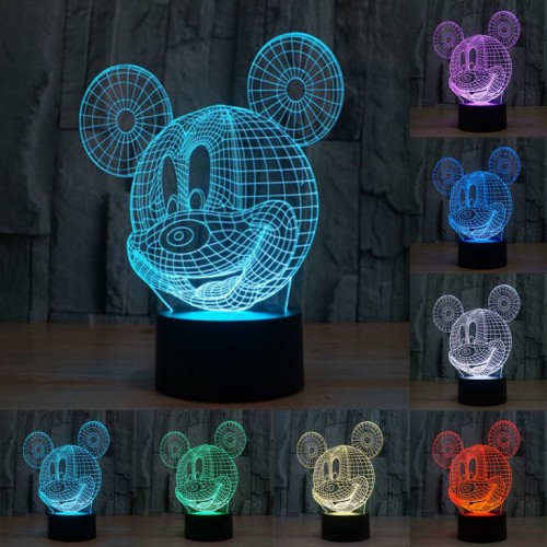 3D LED Lampa koja menja boju Miki Muas