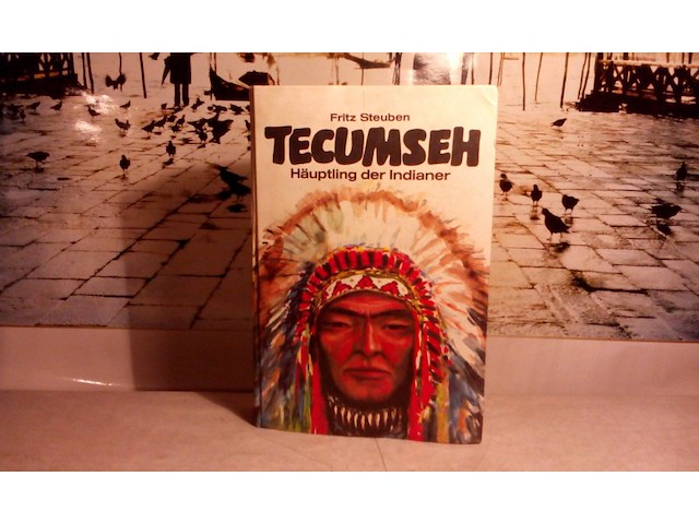 Tecumseh häuptling der indianer  Frity Steuben