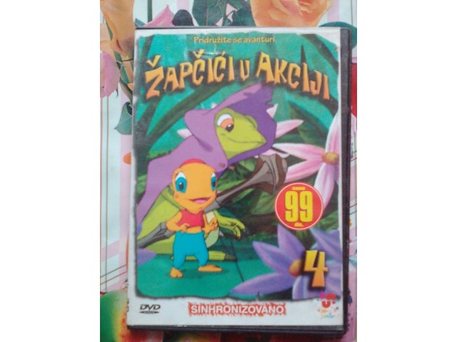 DVD CRTANI FILM - ZAPCICI U AKCIJI 4