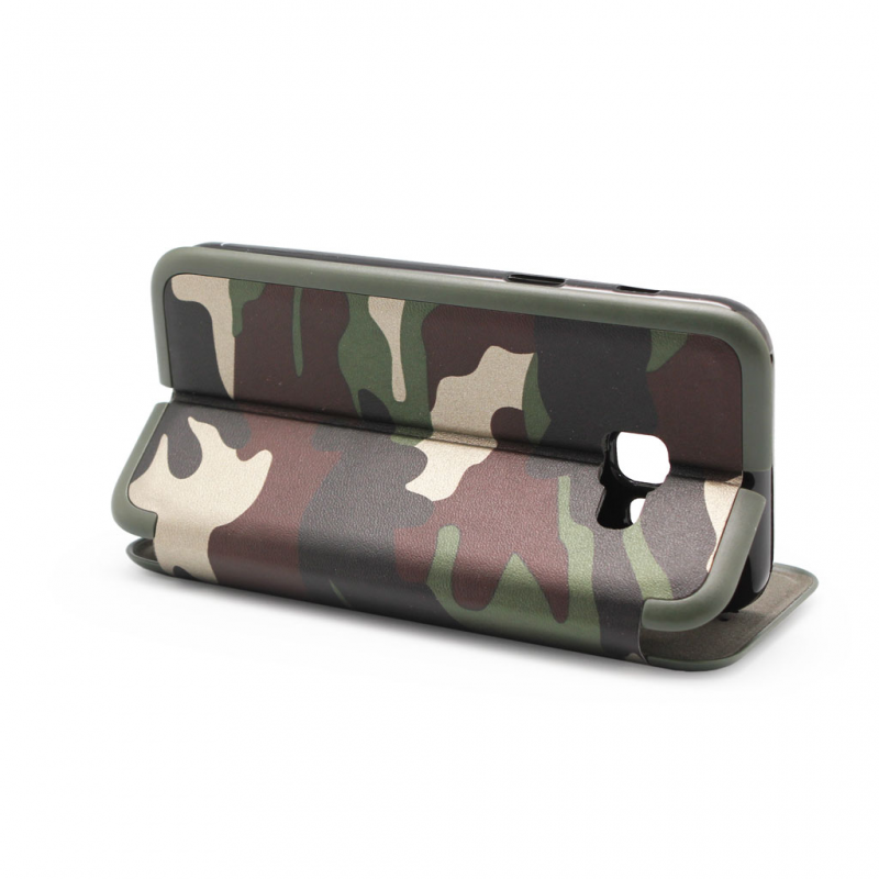 Torbica Defender Military bi fold za Samsung A320F Galaxy A3 2017 crna