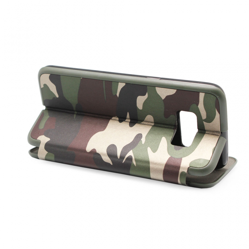 Torbica Defender Military bi fold za Samsung G955 S8 Plus crna