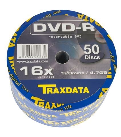 TRAXDATA OPTIÄŒKI MEDIJ DVD TRX DVD-R 16X SP50