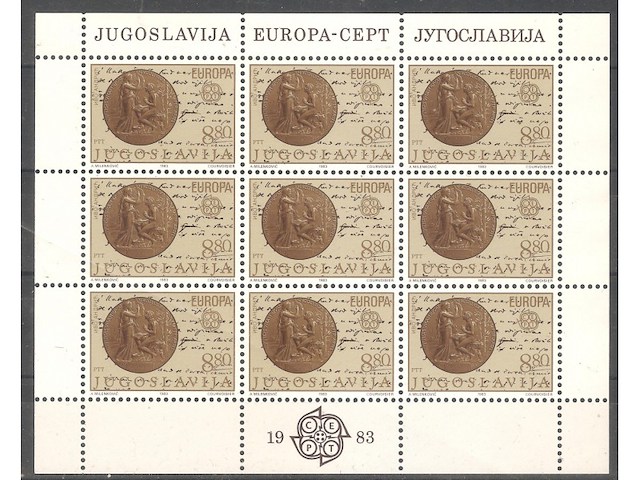 1983 - Europa - cept Tabak MNH 2