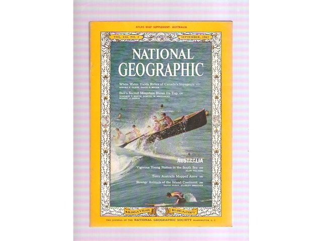 National geographic Septembar 1963