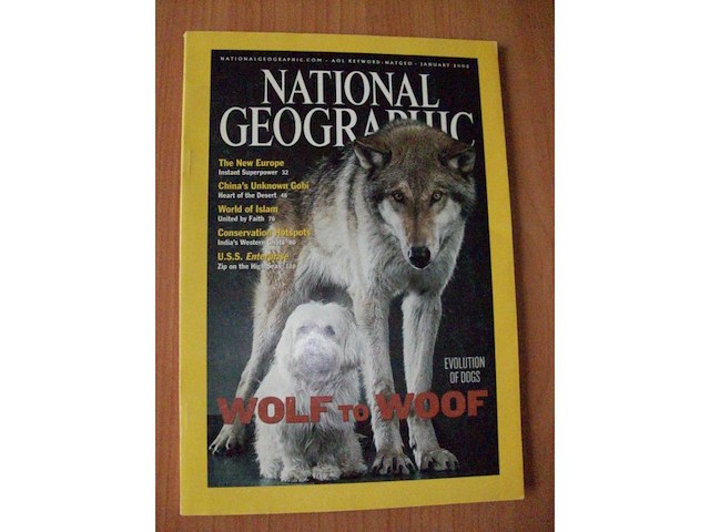 NATIONAL GEOGRAPHIC USA -January 2002.