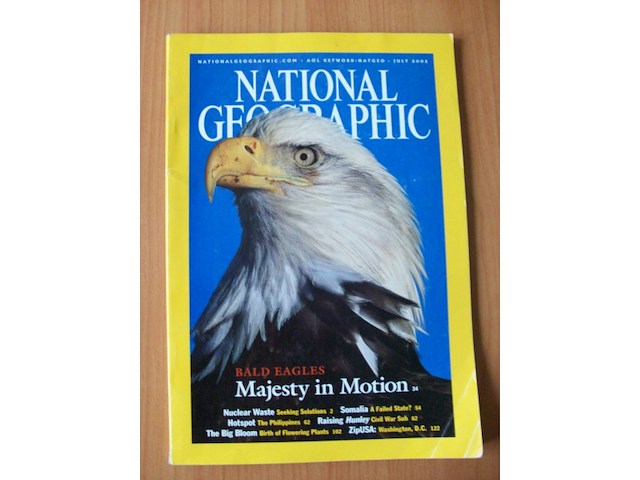 NATIONAL GEOGRAPHIC USA - July 2002.