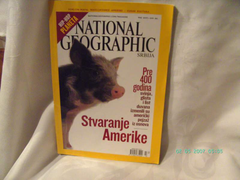 National geographic, Stvaranje Amerike, maj 2007